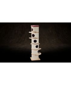 Cat Tree For Cats - Modular Tube - big (half-round shelf)